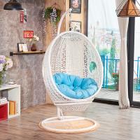 China Carbon Steel Frame Bird Nest Single Hanging Egg Basket Chairs Outdoor for sale