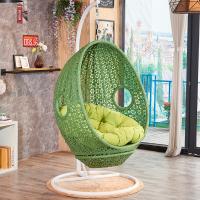 China Carbon Steel Frame Bird Nest Single Hanging Egg Basket Chairs Outdoor for sale