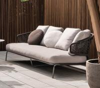 China Woven Rope Outdoor Furniture Sofa For Hotels Villas Courtyards for sale