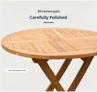 China Outdoor Teak Patio Table And Chairs For Dining / Coffee Time for sale