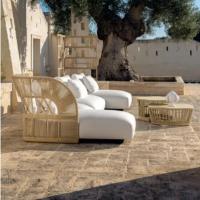 China High Rebound Sponge Cushion Luxury Rattan Corner Dining Set Customized for sale