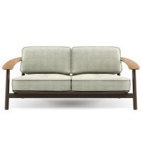 China Modern Nordic Teak Wood Aluminium Garden Sofa Dining Set for sale