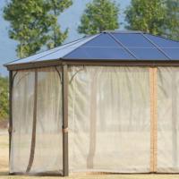 China Aluminium Frame Outdoor Patio Gazebo Canopy Tent 3.65*3m For Relaxation for sale