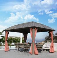 China Powder Coated Frame Outdoor Canopy Hardtop Waterproof Patio Canopy Summerhouses for sale