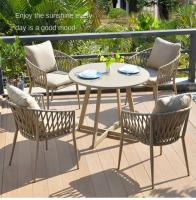 China Rattan Chairs Set For Terrace Dining Table And Garden Chair Set Outdoor Furniture for sale