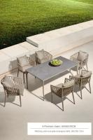 China Rattan Chairs Set For Terrace Dining Table And Garden Chair Set Outdoor Furniture for sale