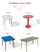 China UV Resistant Customized Color Outdoor Dining Table And Chairs Set With Aluminium Garden Furniture for sale