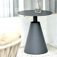 China High Temperature Baking Varnish Round Aluminium Garden Table 50*55cm for sale