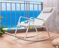 China Aluminum Outdoor Rocking Chair Mould Proof For Patio Terrece Beach for sale