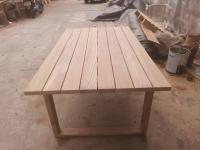 China Teak Wood Dining Table And Chair Set for sale