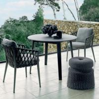 China Outdoor Table Balcony Rest Chair With Customized Color And Fabric Rattan Chair for sale