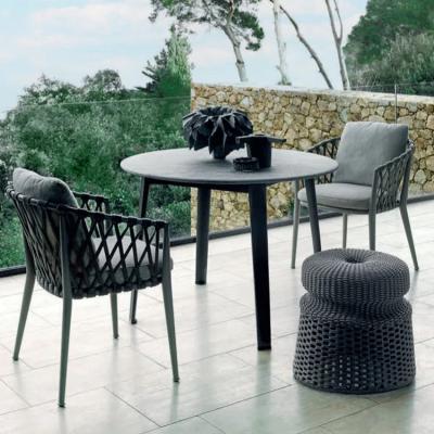 China Outdoor Table Balcony Rest Chair With Customized Color And Fabric Rattan Chair for sale