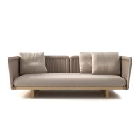 China Teak Wood Outdoor Couch Outdoor Furniture For Sitting / Leisure / Sleep for sale