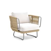 China Hotel Villa Garden Rope Weave Outdoor Patio Furniture With PE Rattan for sale