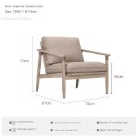 China Waterproof Polyester Fabric Outdoor Sofa Set Teak Wood Outdoor Couch for sale