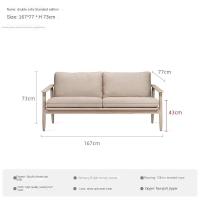 China Waterproof Polyester Fabric Outdoor Sofa Set Teak Wood Outdoor Couch for sale