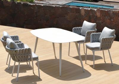 China Patio Wicker Chairs And Table Set for sale