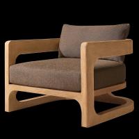 China Customized Outdoor Courtyard Villa Teak Wood Table And Sofa Set For Garden Leisure for sale