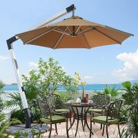 China Large Garden Patio Umbrella 2.7 Metre Parasol 2.5*2.5M/3*3M for sale