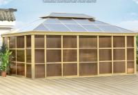 China Double Ceiling Waterproof Gazebo Sun Room for sale