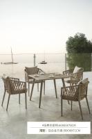 China Outdoor Table Balcony Rest Chair With Customized Color And Fabric Rattan Chair for sale