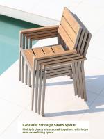 China OEM Outdoor Aluminium Garden Dining Set With UV Resistant Material for sale