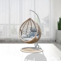 China Single Basket Hanging Children Rattan Egg Chair for sale