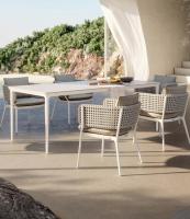 China High End Aluminum Waterproof Sunscreen Outdoor Furniture Set With Contemporary Design for sale