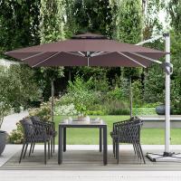 China Sun Garden Parasol Umbrella Large Size 3.5*3.5M for sale