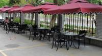 China 8 Aluminium Ribs Large Garden Parasol 3m Garden Umbrella OEM for sale