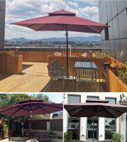China Aluminum Frame Heavy Duty Commercial Outdoor Umbrellas 2.5m Cantilever Parasol for sale