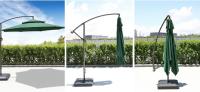 China 2.5m Double Canopy Umbrella Cantilever Garden Parasols Sun Protection for sale