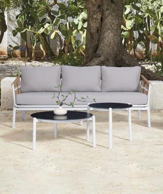 China 2024 New Style PE Rattan Garden Furniture Set Outdoor Aluminum Sofa For Dining for sale
