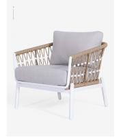 China 2024 New Style PE Rattan Garden Furniture Set Outdoor Aluminum Sofa For Dining for sale
