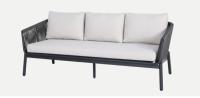 China Modern Environmental PE Rattan Patio Garden Aluminum Sofa And Table Set For Leisure for sale