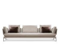 China Aluminum Frame Braided Roap Rattan Outdoor Sofa And Table Set Leisure Patio Furniture for sale