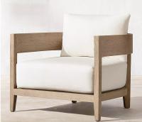 China High End Teak Wood Garden Patio Sofa And Table Set Outdoor Fashion Sofa Furniture for sale