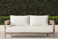 China High End Teak Wood Garden Patio Sofa And Table Set Outdoor Fashion Sofa Furniture for sale