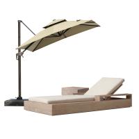 China Modern Style Outdoor Garden Pool Lazy Patio Leisure Chair Lounge Bed For Sleeping for sale