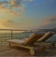 China Customized Luxury Pool Teak Wood Lounge Chair With Wheels Lesiure Bed for sale
