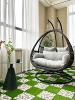 China Outdoor Garden Balcony Patio Hanging Chair With Rattan Furniture Customized Color for sale