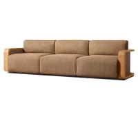 China High Quality Villa Hand Woven Rope Teak Wood Sofa And Table Set for sale