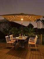 China Aluminum Frame Garden Cantilever Parasol Umbrella Accept Customized OEM for sale