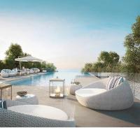 China Restaurant Outdoor Light Luxury Ellipse PE Rattan Sofa Set Patio Waterproof Metal Furniture for sale
