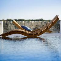 China Simple Modern Garden Pool Teak Wood Aluminum Leisure Chair Lounge Bed For Sleeping for sale