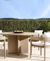 China Outdoor Teak Dining Teakwood Patio Table And Chairs Anti Corrosion Anti Cracking for sale