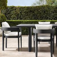 China Outdoor Aluminum Patio Garden Hotel Dining Table And Chairs Waterproof Sunproof for sale