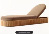 China Customzie High End Nordic Garden Solid Wood Sofa Set Outdoor Teak Leisure  Table Chairs for sale
