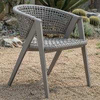China Outdoor Furniture Customized Luxury Woven Wicker Chairs And Table Garden Patio Dining for sale