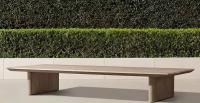 China Simple Nordic Outdoor Teak Aluminum Furniture Garden Sofa Chairs Anti Corrosion Anti Cracking for sale